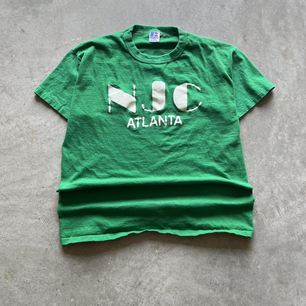 Vintage NJC Tee 80’-90’s Russell tag, single stitch... - Depop