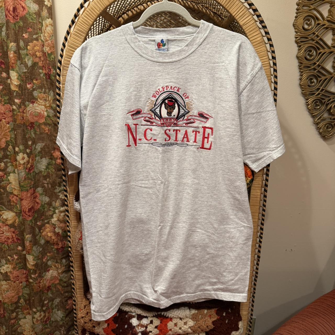 Vintage NC State Wolfpack Embroidered Graphic... | Depop