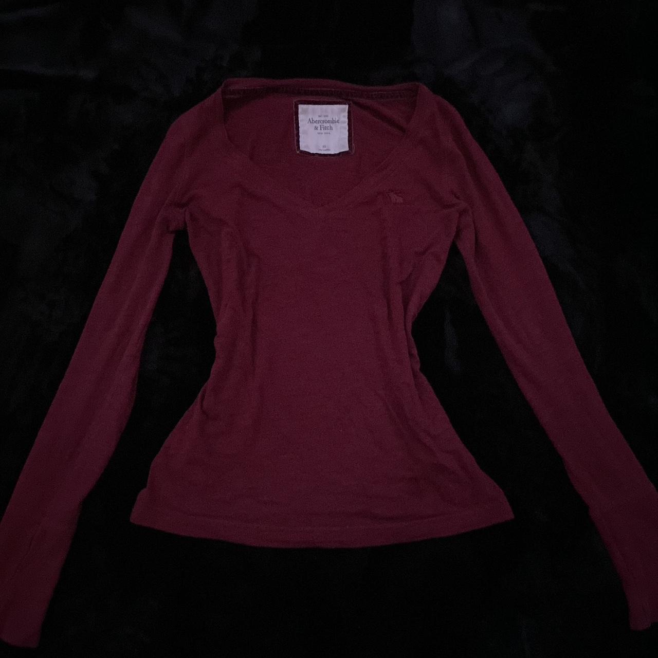 ୨୧ Vintage Abercrombie and Fitch long sleeve ୨୧NO... - Depop