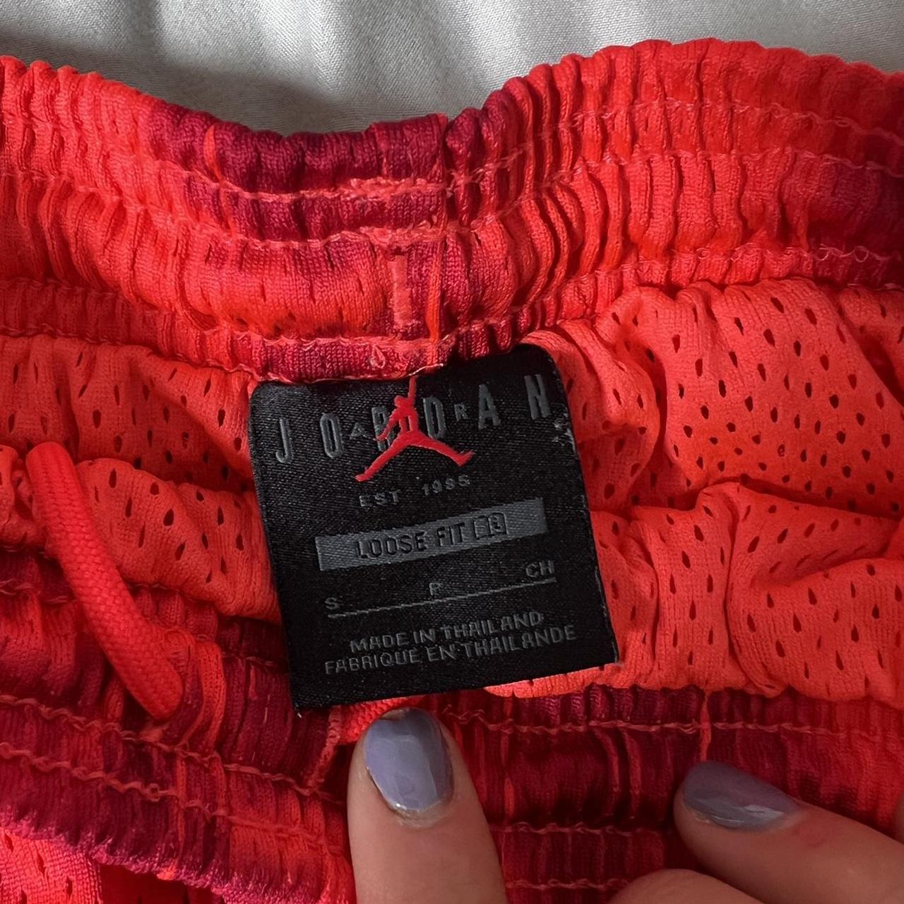 Red Jordan Mesh shorts From the Nike website... - Depop