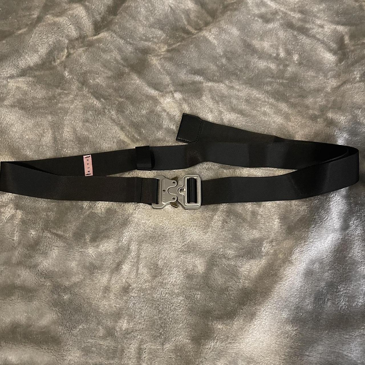 ALYX Silver Metal Buckle Belt Adjustable #black... - Depop