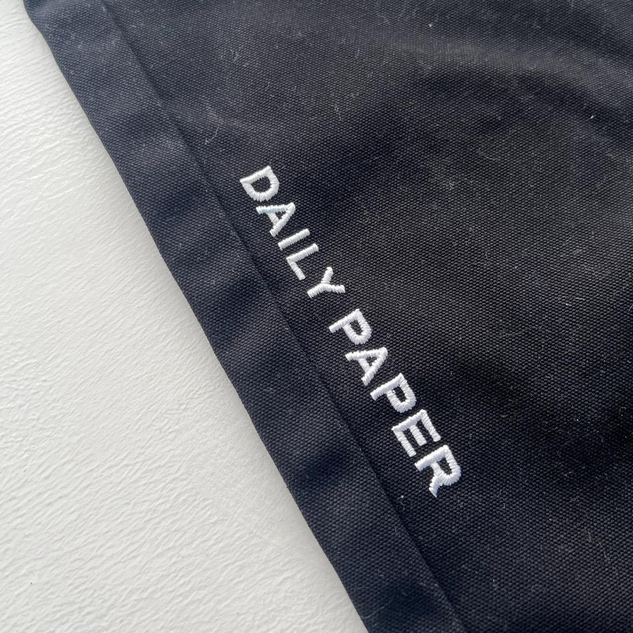 Daily Paper Men's Black and White Bottoms | Depop