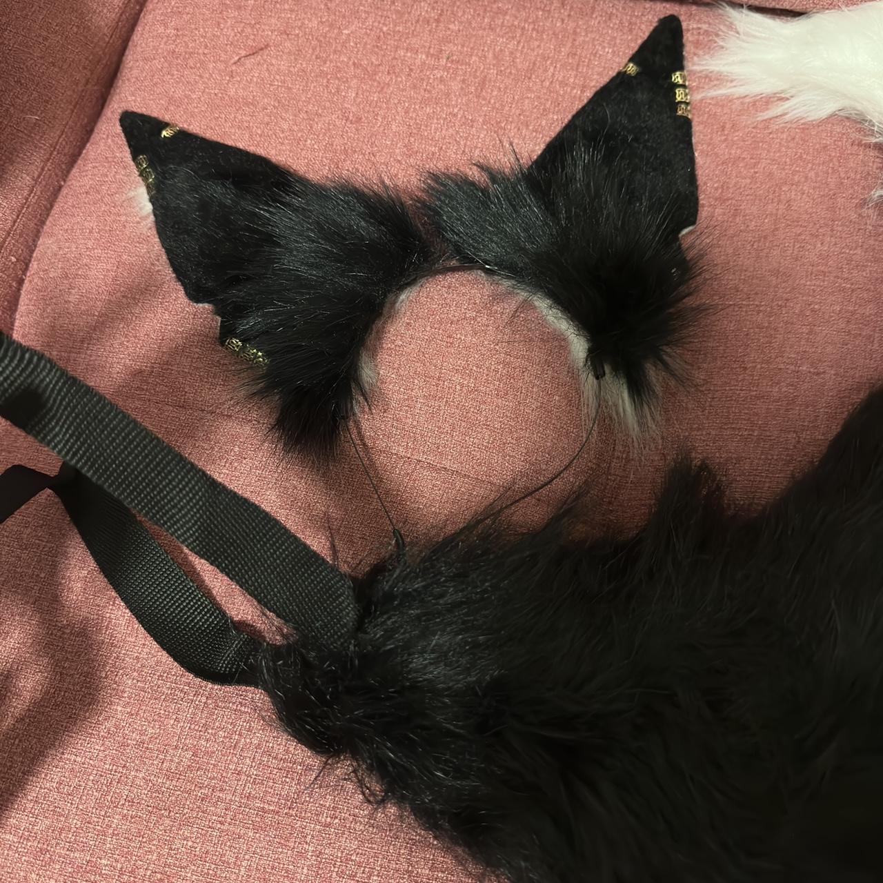 Fox ears and attachable tail Never worn - Depop
