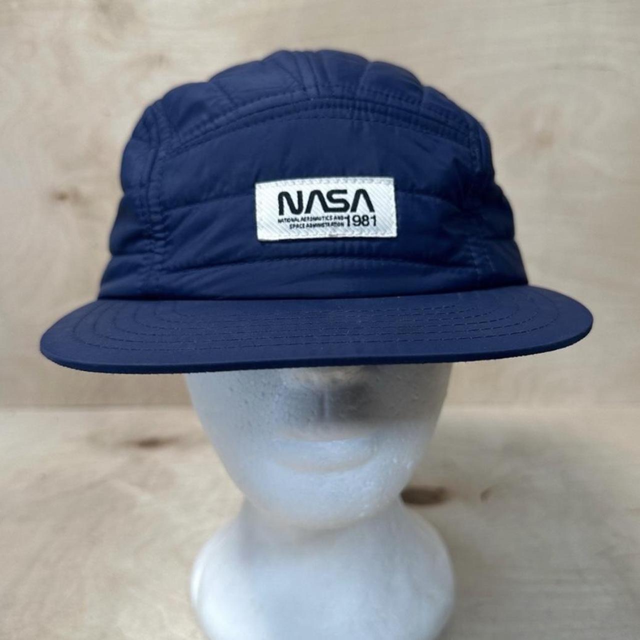 Mad Engine Men's Navy and Black Hat | Depop