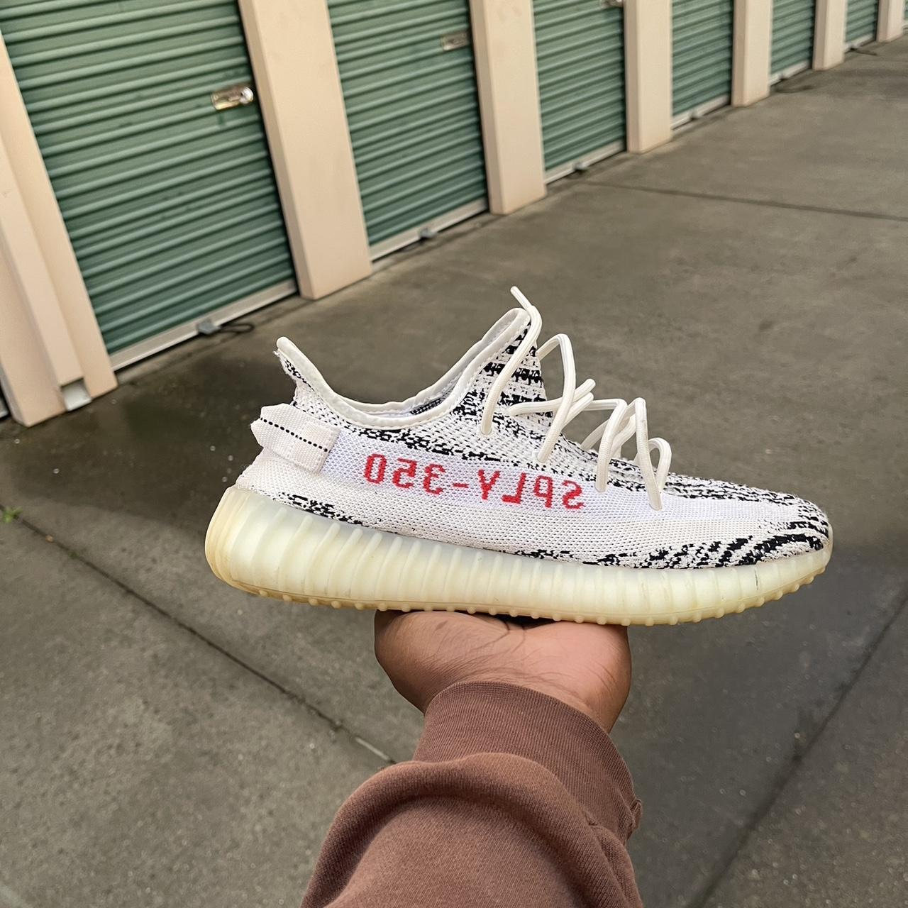 Yeezy 350 V2 zebra Men size 11 Great condition Og... | Depop