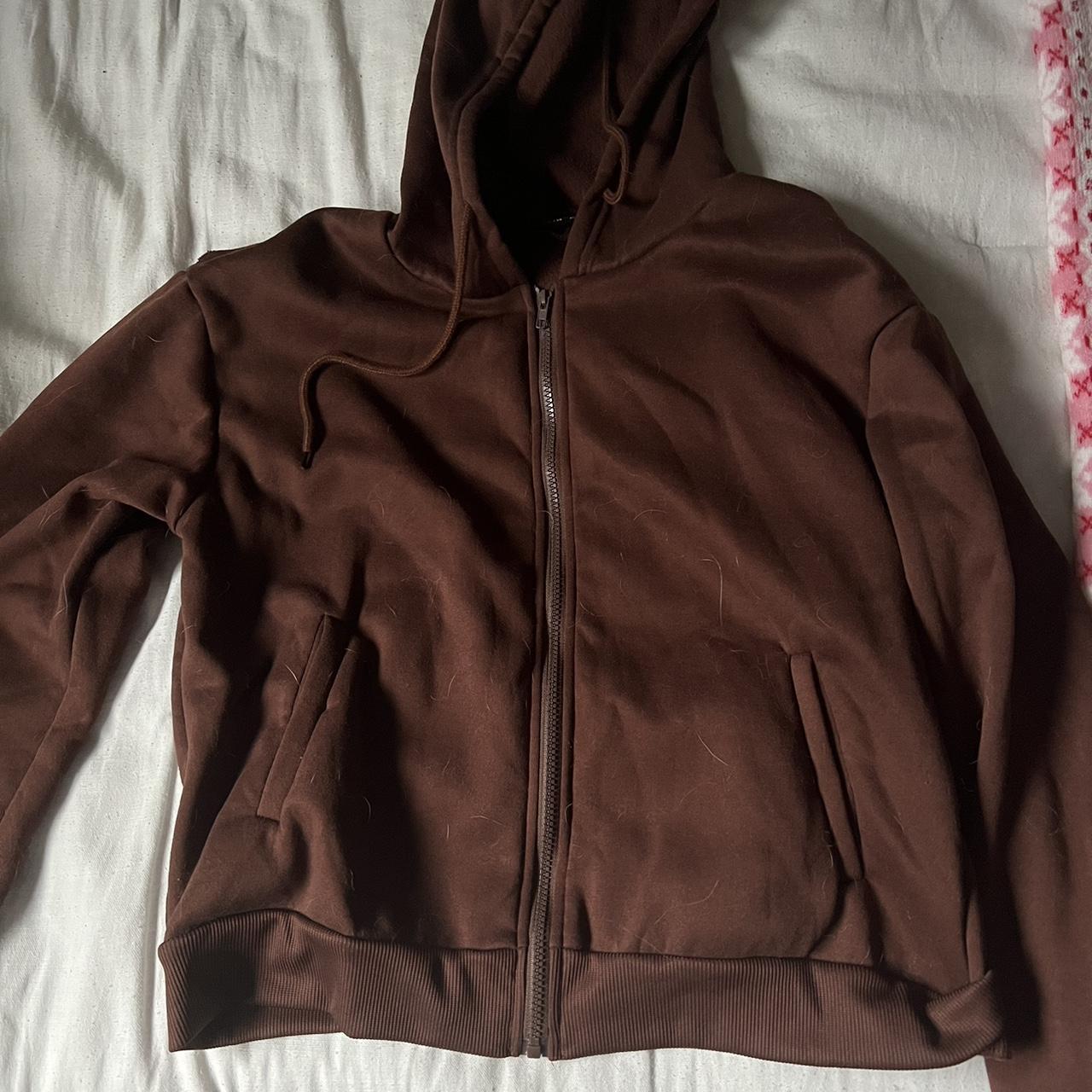 brown shein jacket - Depop