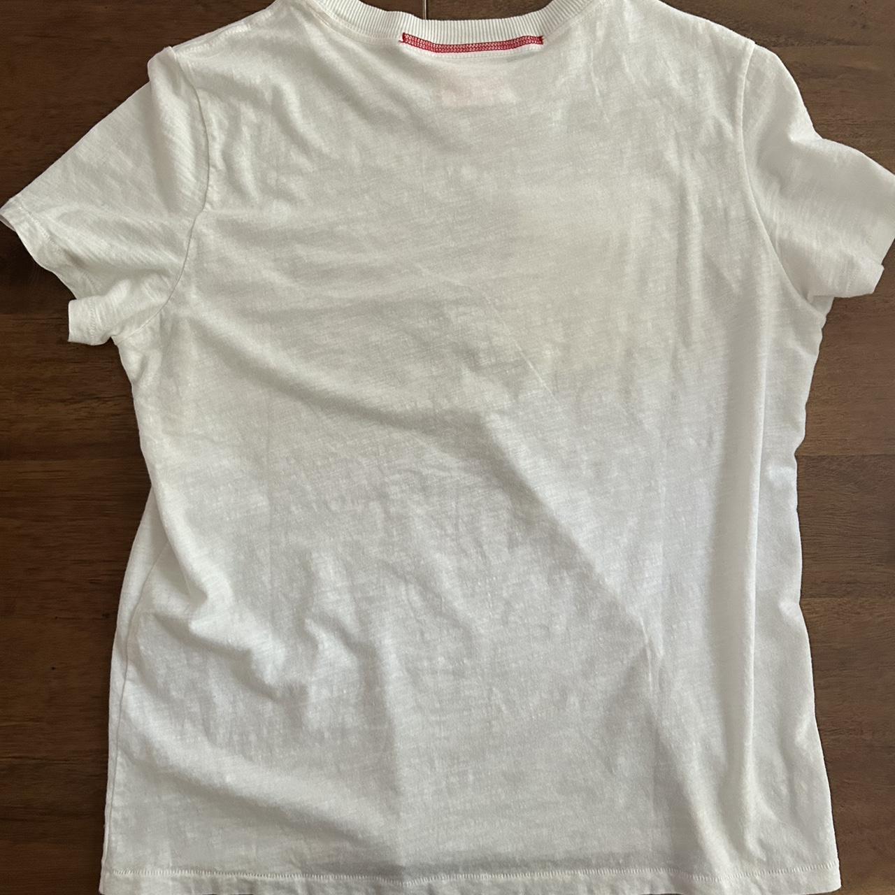 yuremane bone t-shirt size 3 cropped fit brand new... | Depop