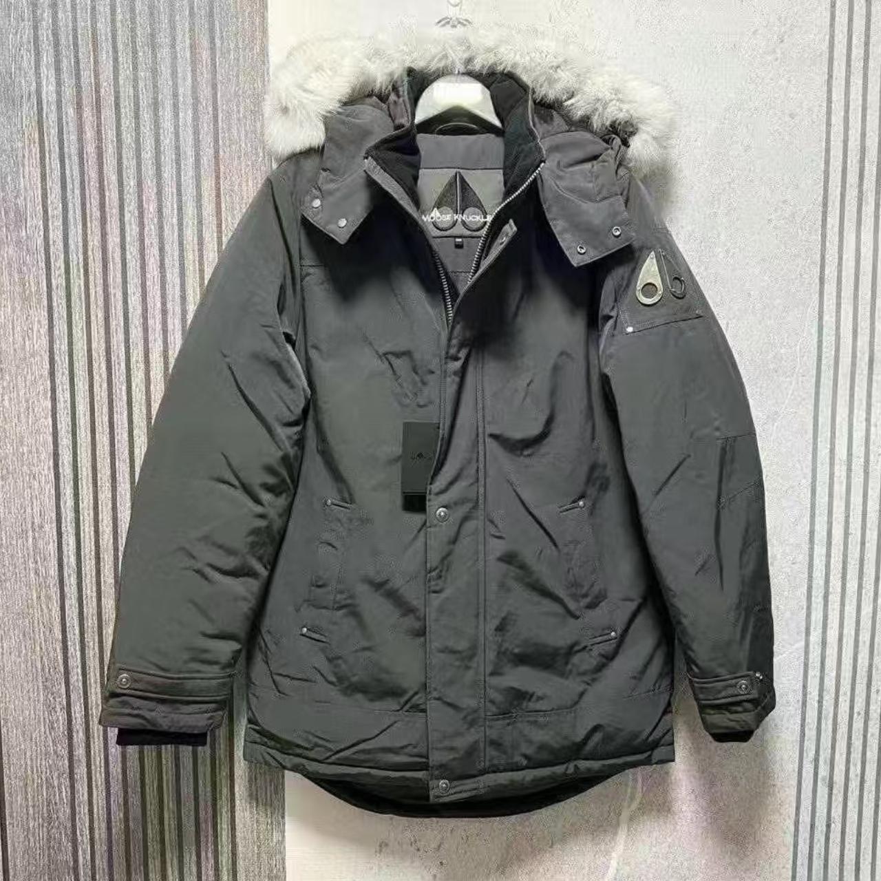 Moose Knuckles ski season hooded down jacket winter... - Depop