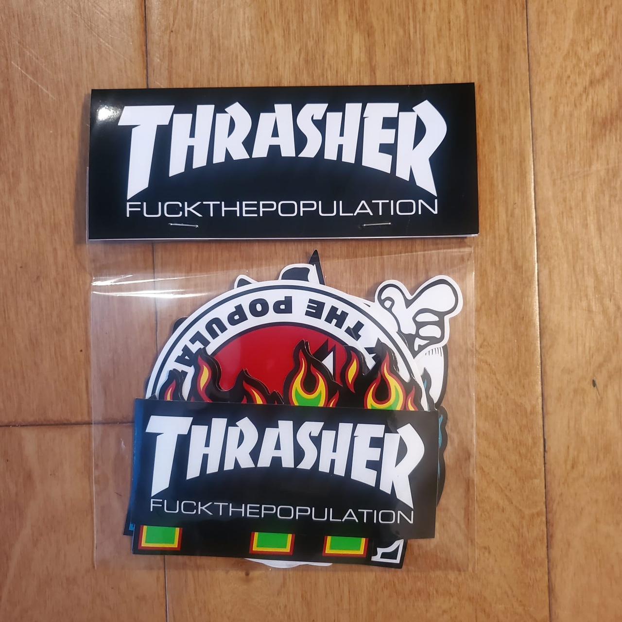 FTP x thrasher sticker pack - Depop