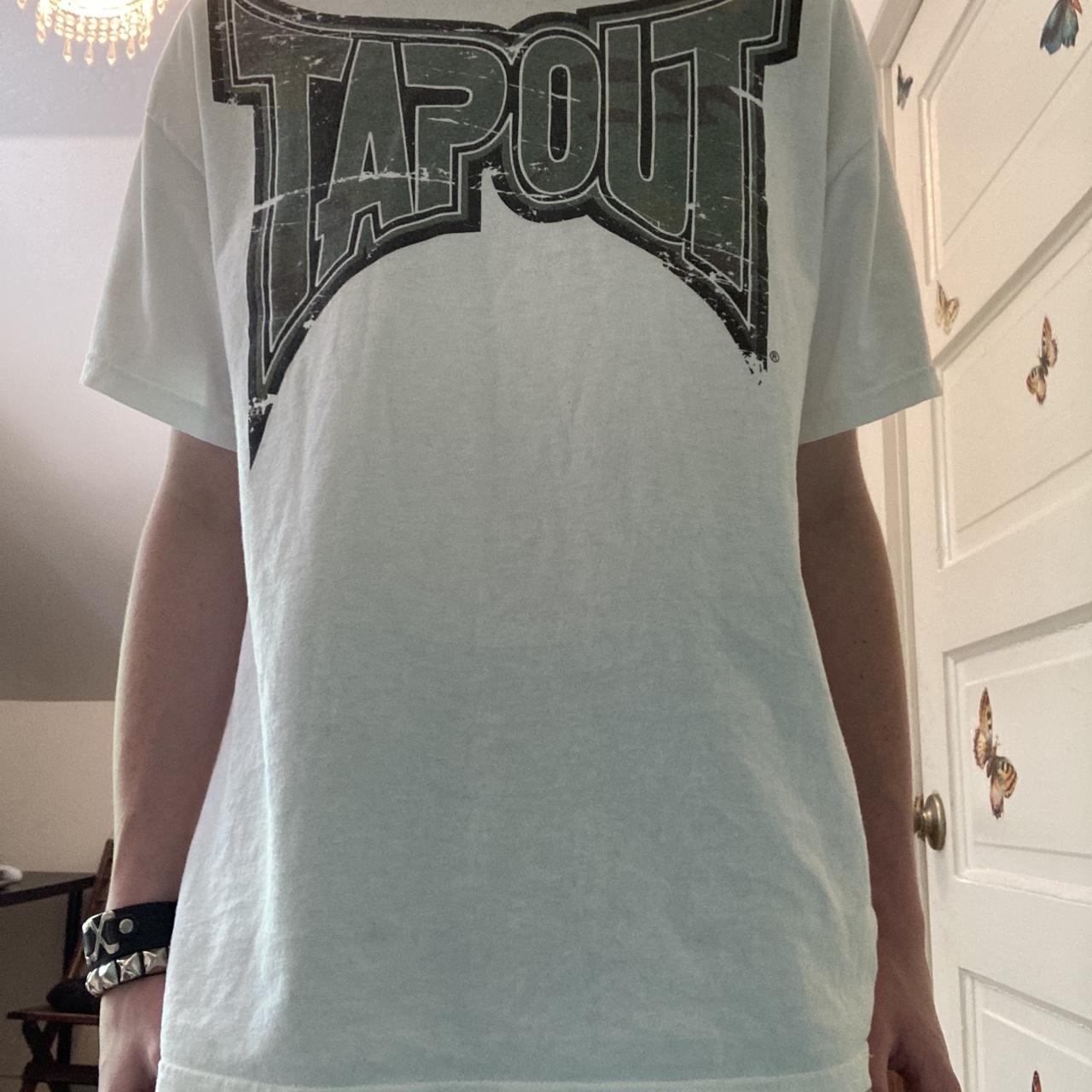 Super sick cyberY2k grunge tapout all over print... - Depop