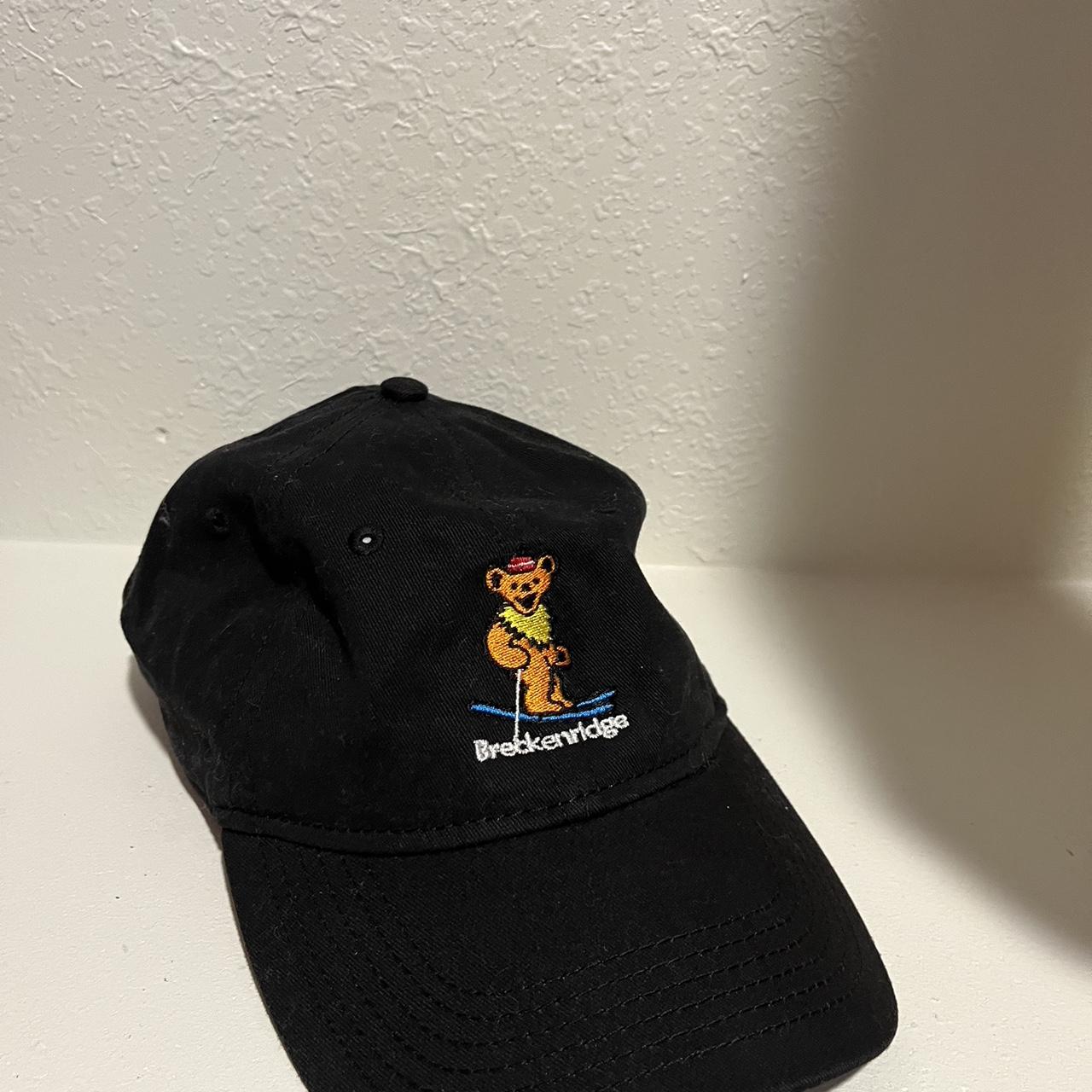 Grateful Dead Ski Breckendridge Dancing Bear Hat Black - Depop