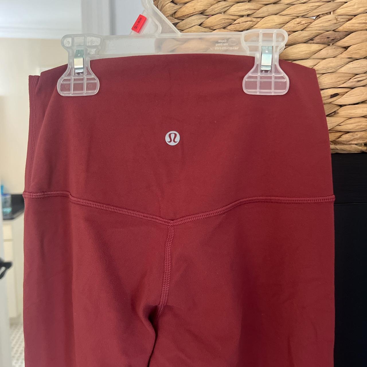 Lululemon Align Leggings - wine color - size 4 -... - Depop
