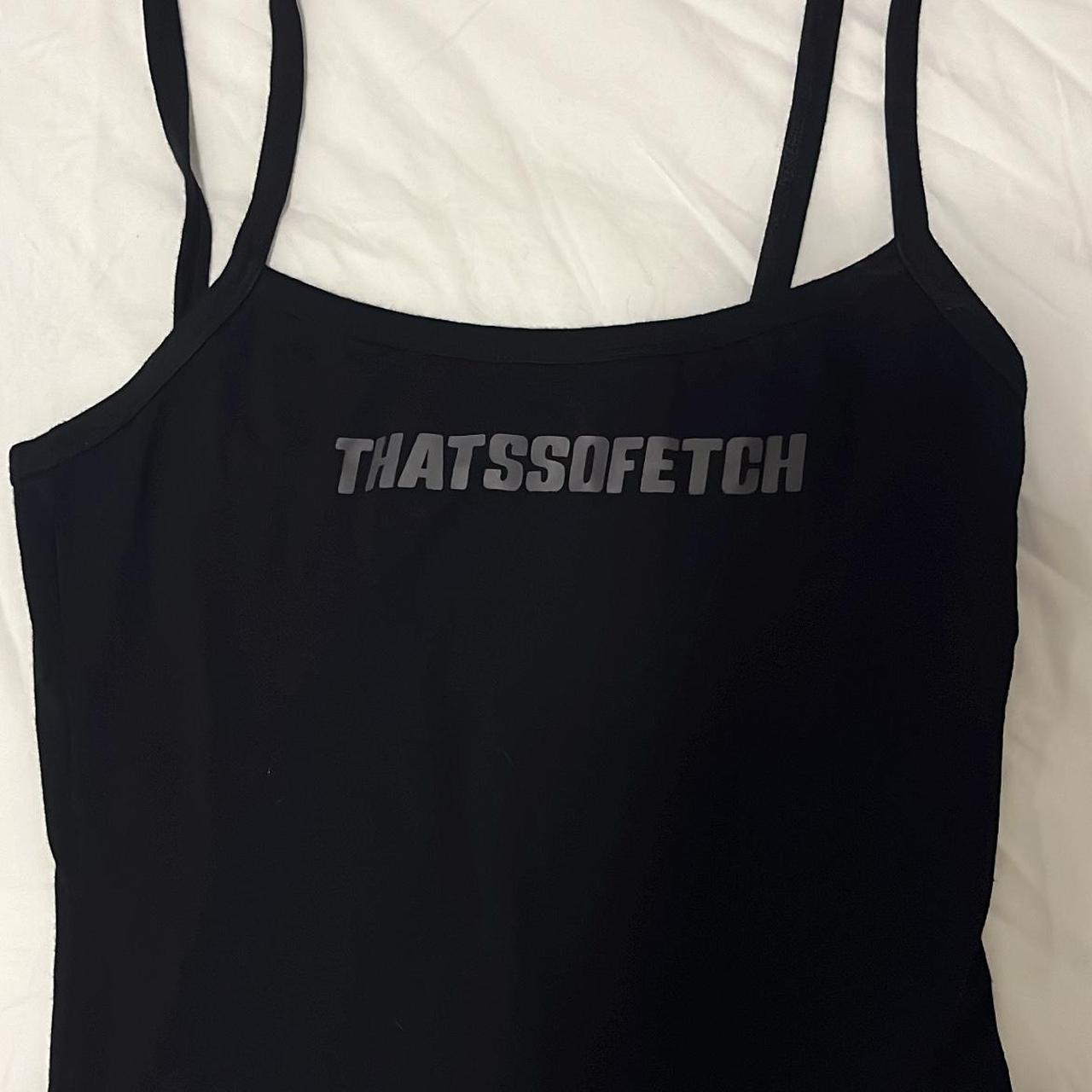 THATSSOFETCH black Vital tank top Size XS, like new... | Depop