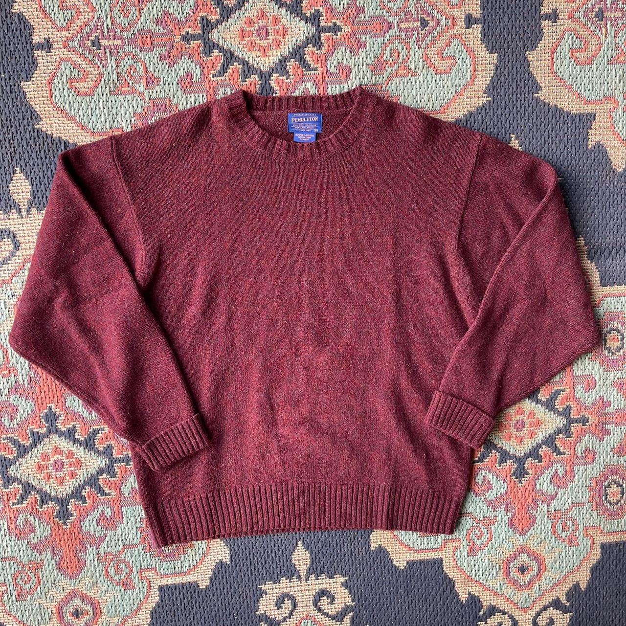 Pendleton Shetland Wool pullover sweater Size... - Depop