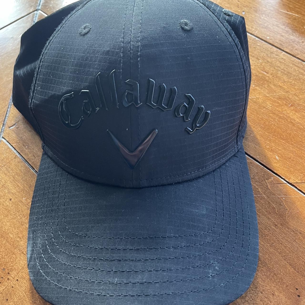 Black Callaway performance golf hat - Depop