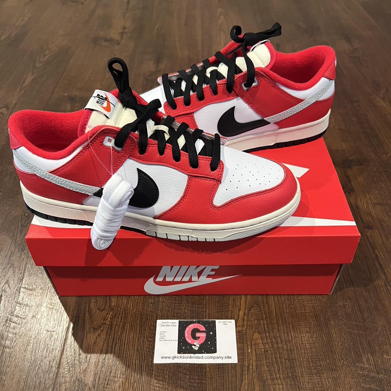Nike Dunk Low ‘Chicago Split’ Brand New... - Depop