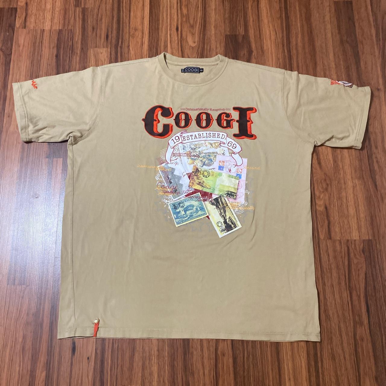 Coogi International Recognized Embroidered Spell Out... - Depop