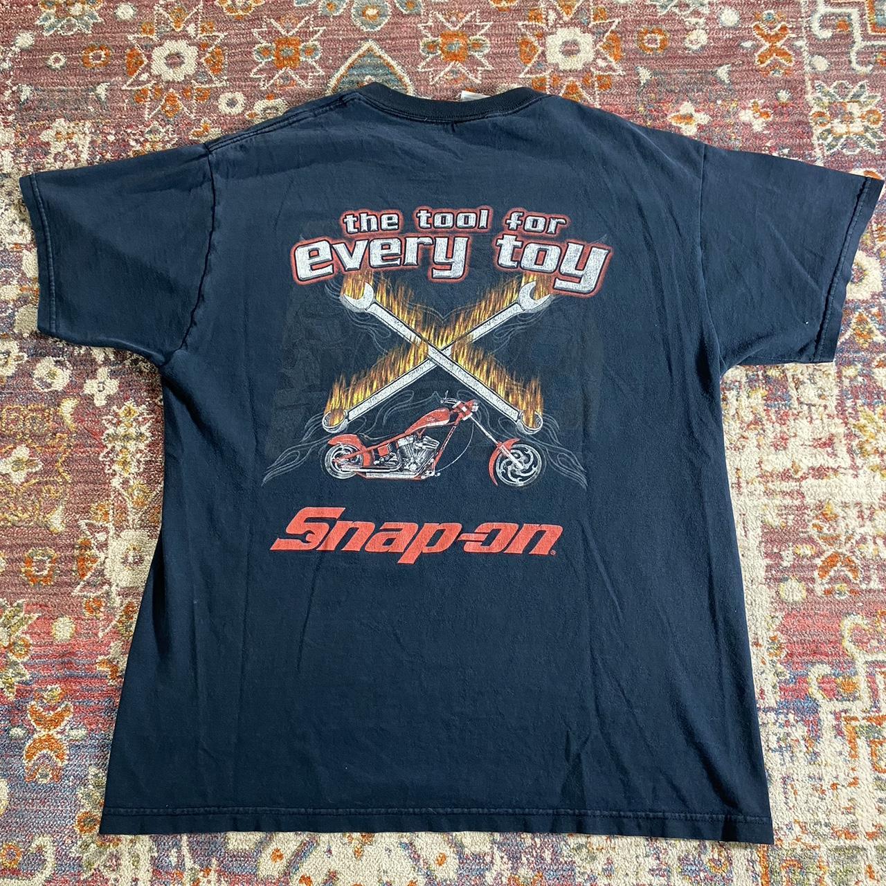 vintage snap on shirt the tool for every toy size... - Depop