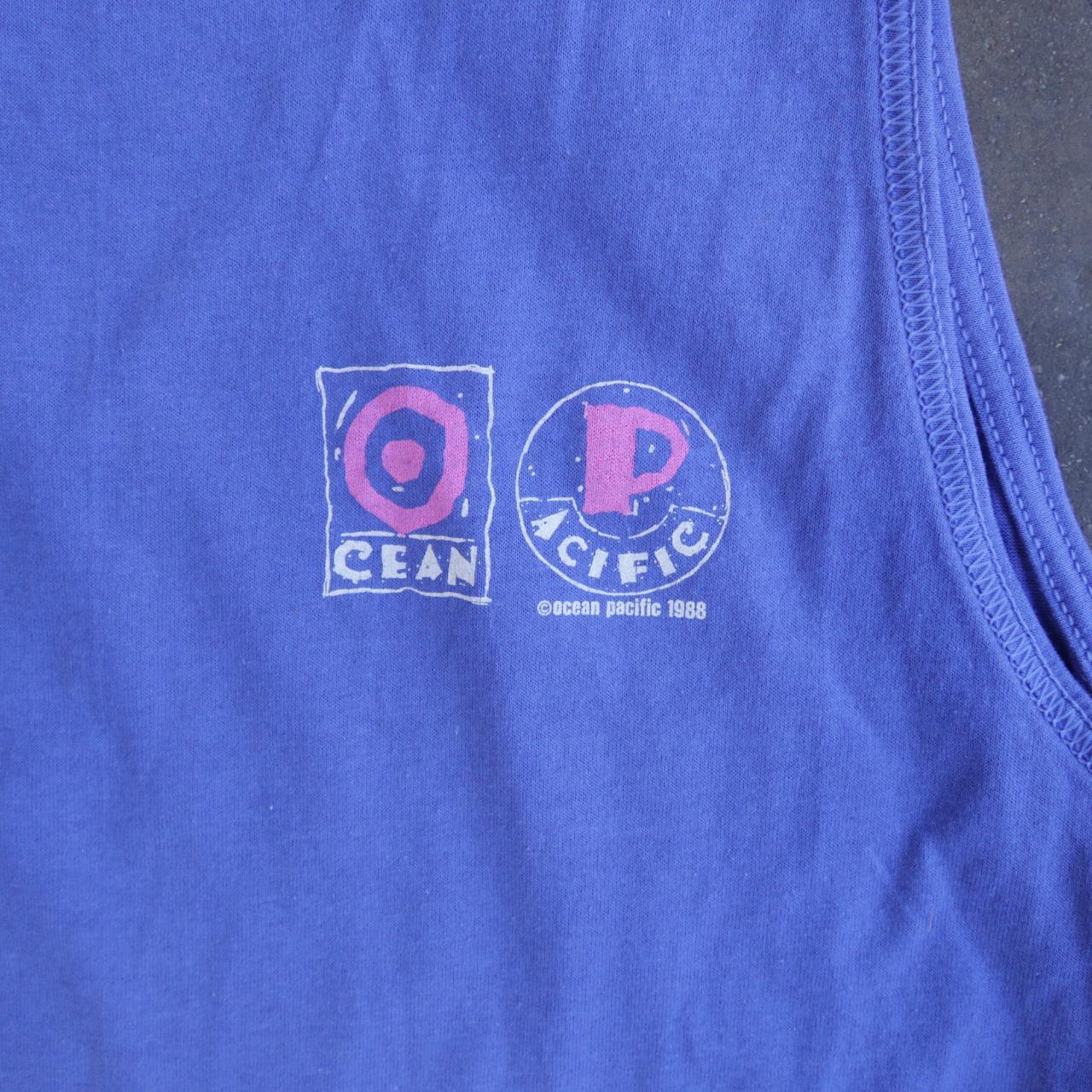80s Ocean Pacific OP Logo Surf Tank. Great... - Depop