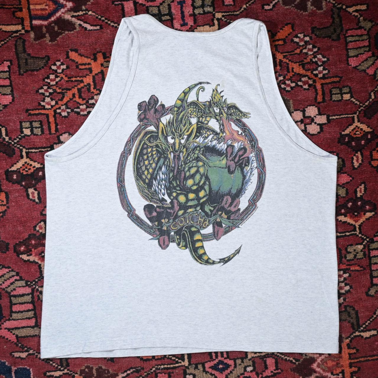 Gotcha Surf Tank Top - XL Heather gray surf/skate... | Depop
