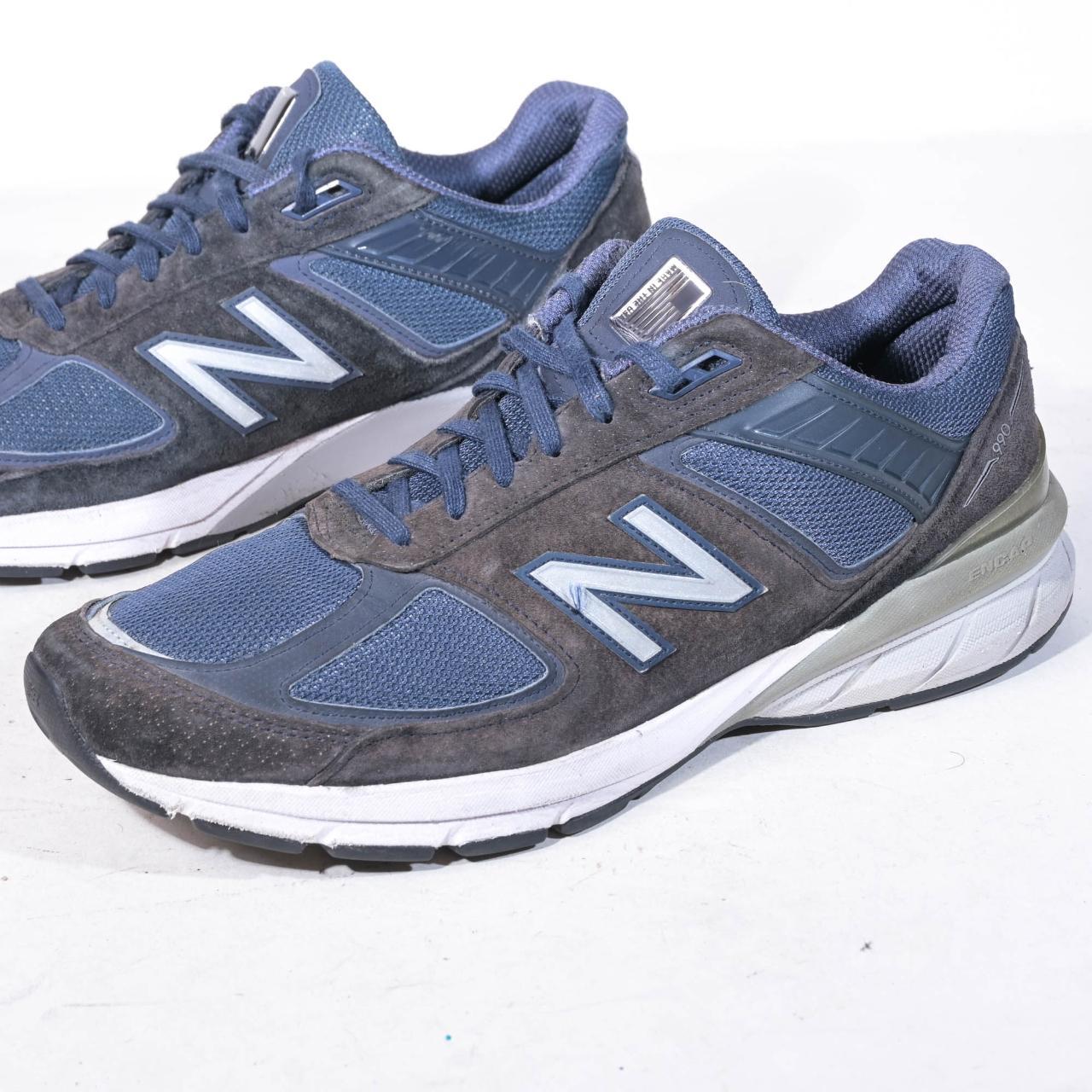 New Balance Made in USA 990v5 Sneakers in Navy -... | Depop