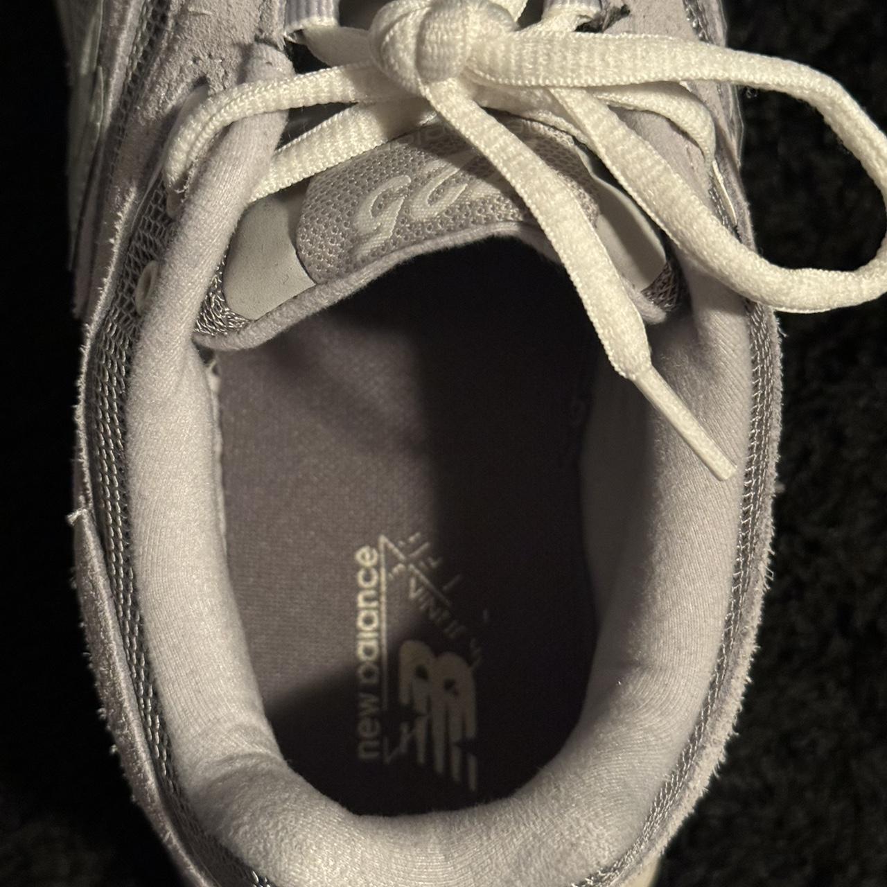 new balance light grey 725 sneakers size : 11 men’s... | Depop