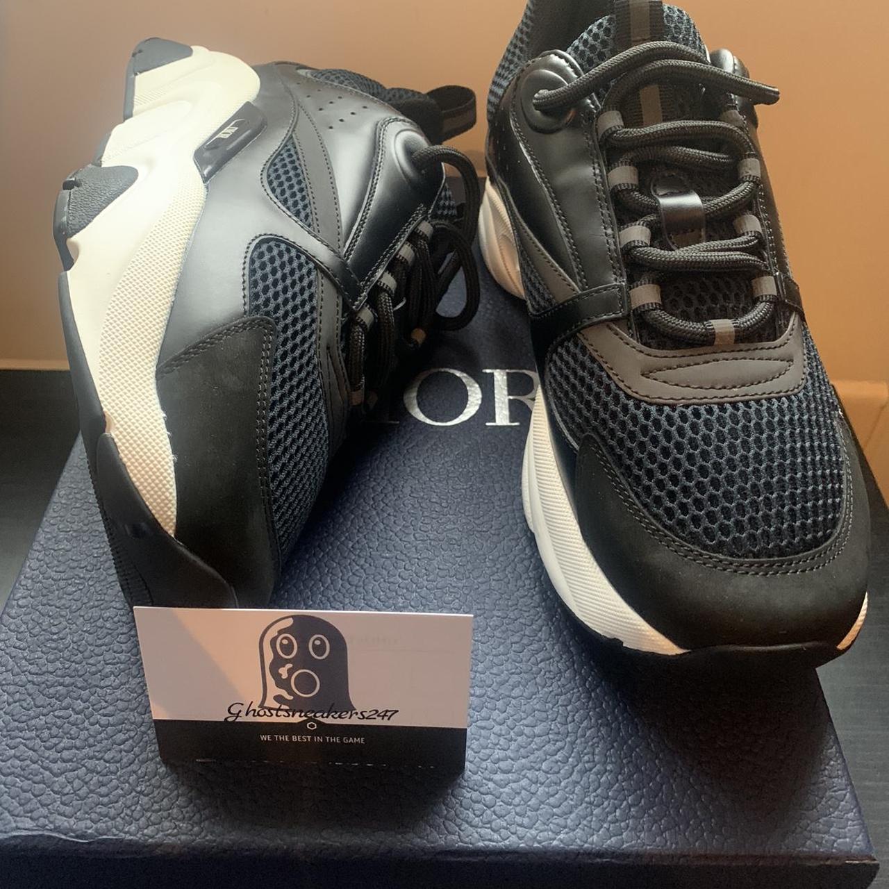 Dior Men's Black and White Trainers | Depop