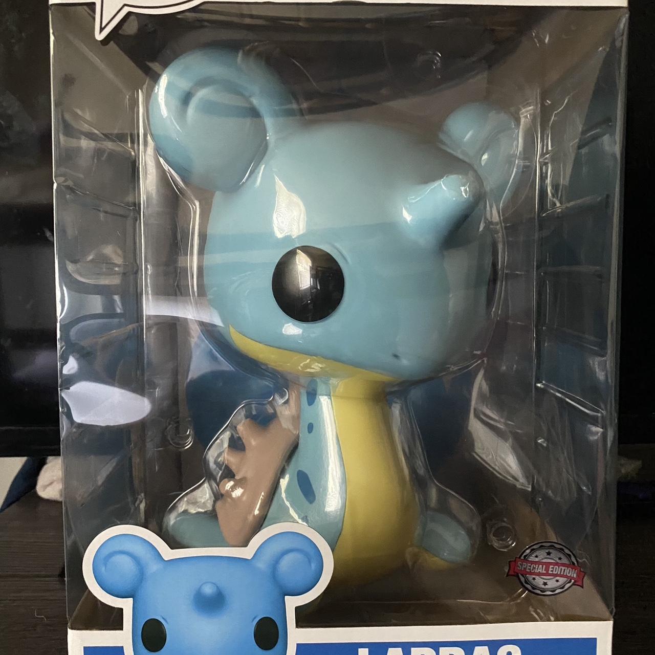 Blue and yellow Jumbo Lapras Funko Pop #Pokemon... - Depop
