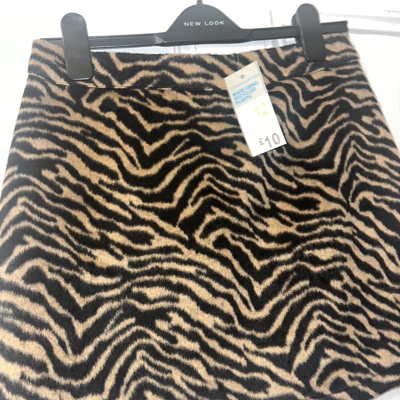 Primark Tiger Print Skirt - New with tags - Size... - Depop