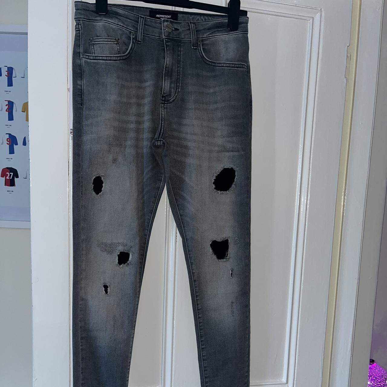 Men’s Represent Ripped Skinny Jeans - new with tags... - Depop