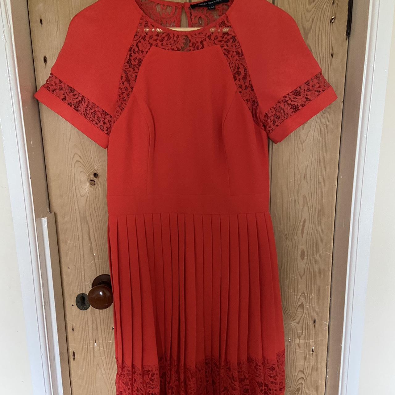 French Connection Women's Red Dress | Depop