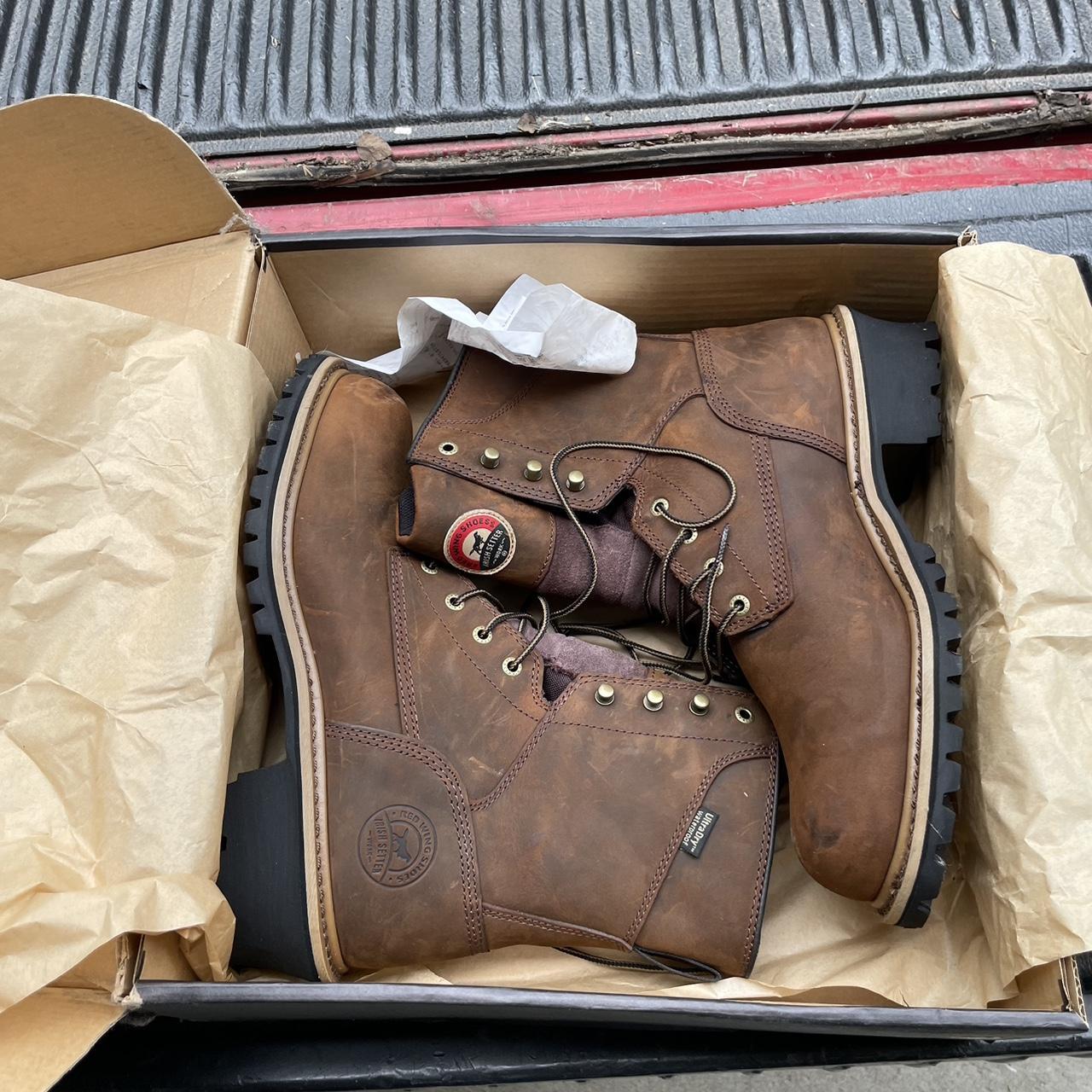 Irish Setter Work Boot . Worn once still very new .... - Depop