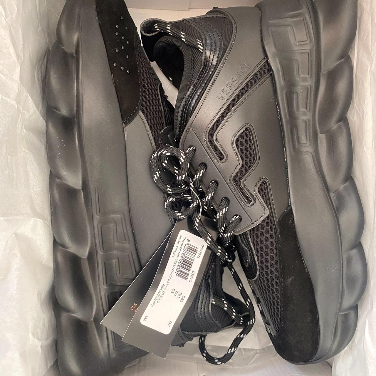 Versace chain reaction trainer. Brand new Still with... - Depop