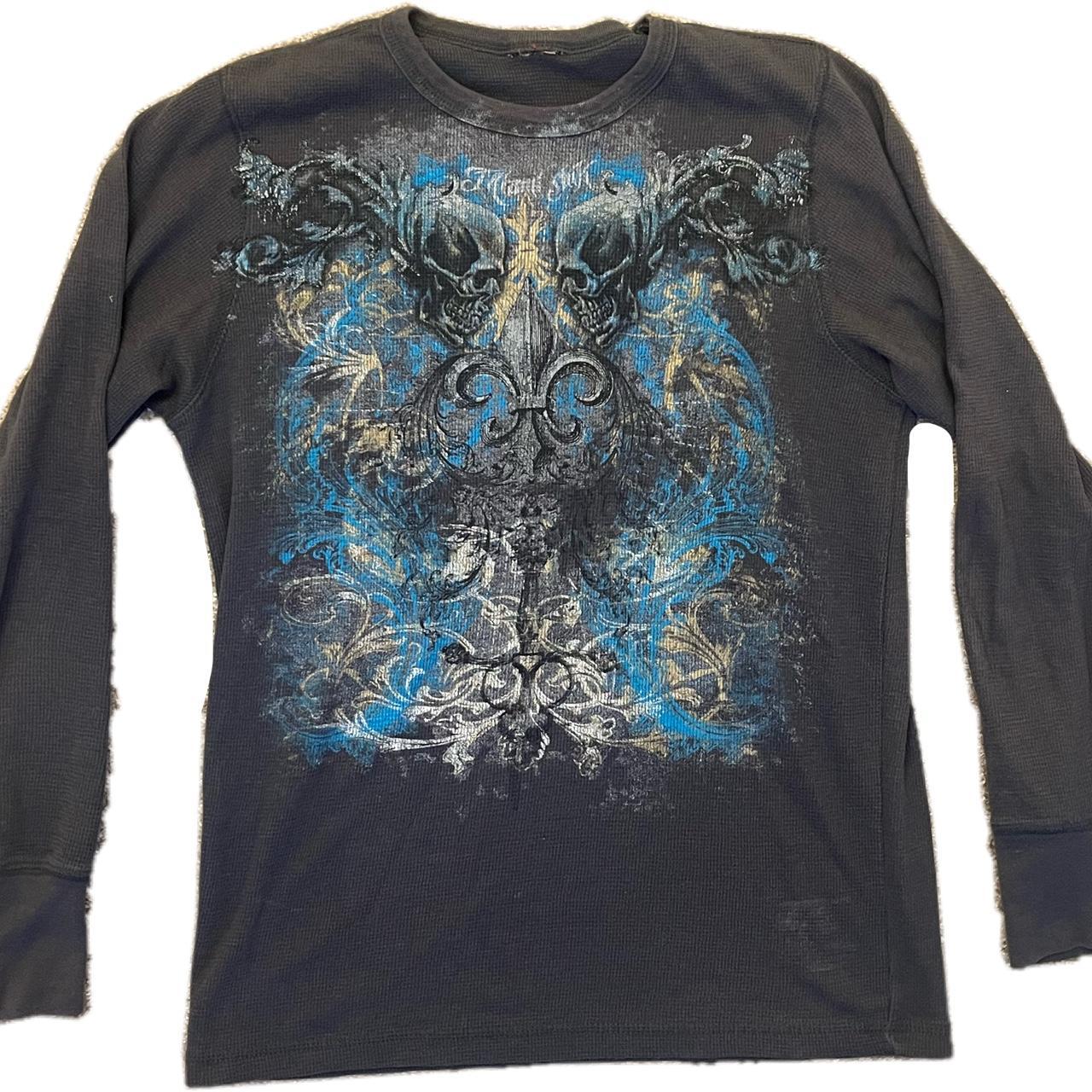 RARE Vintage Miami Ink Grunge Black Tee - M... - Depop