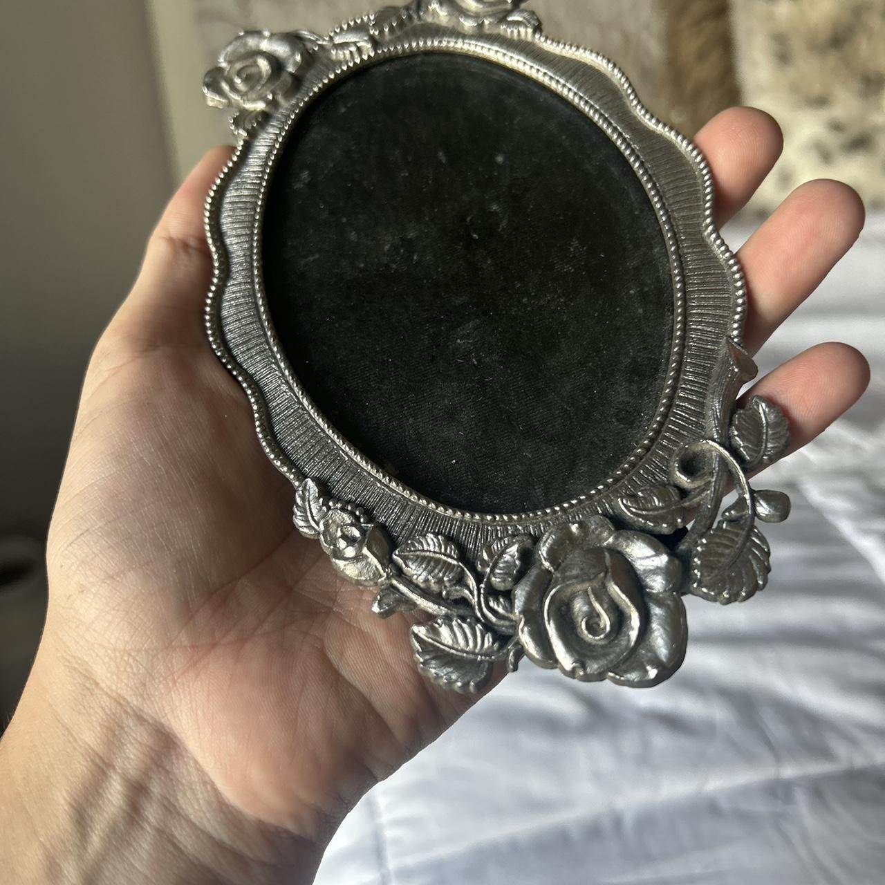 Vintage Silver Rose Frame Adorable vintage frame!... - Depop