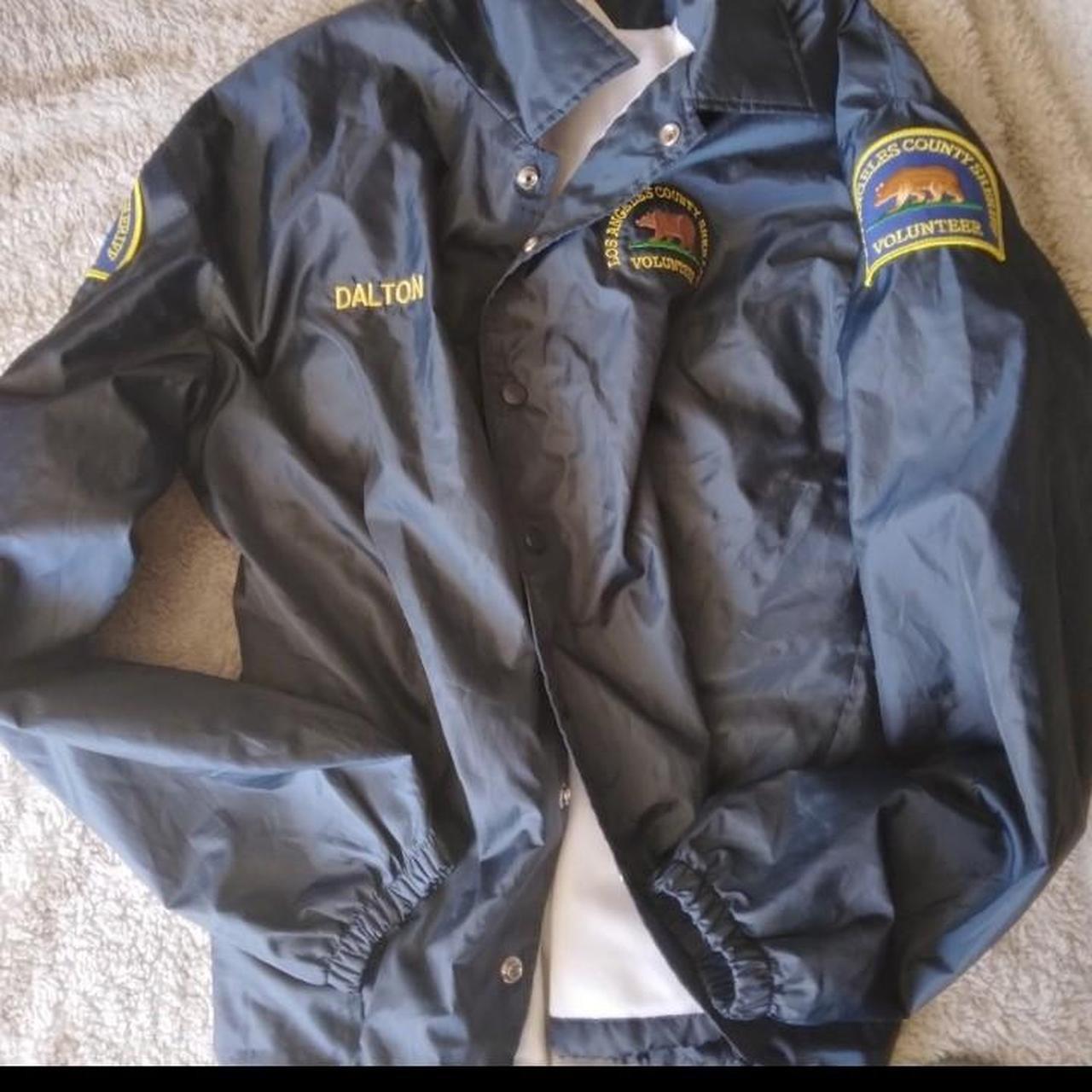 Vintage LAPD volunteer windbreaker cop jacket Los... - Depop