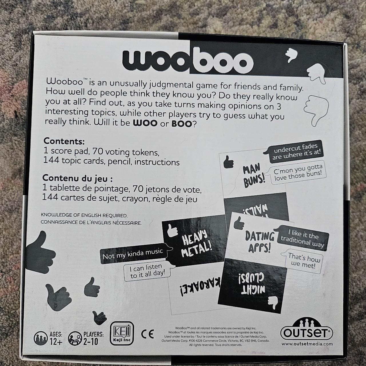 woo boo board game - Depop