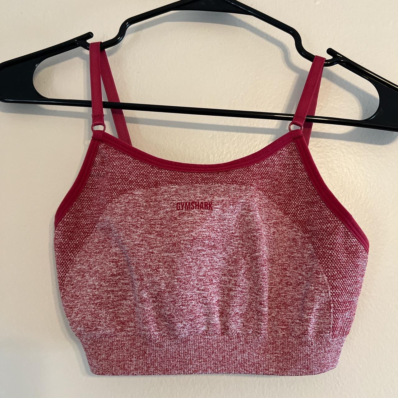 gymshark pink set! size small comes with bra and... - Depop