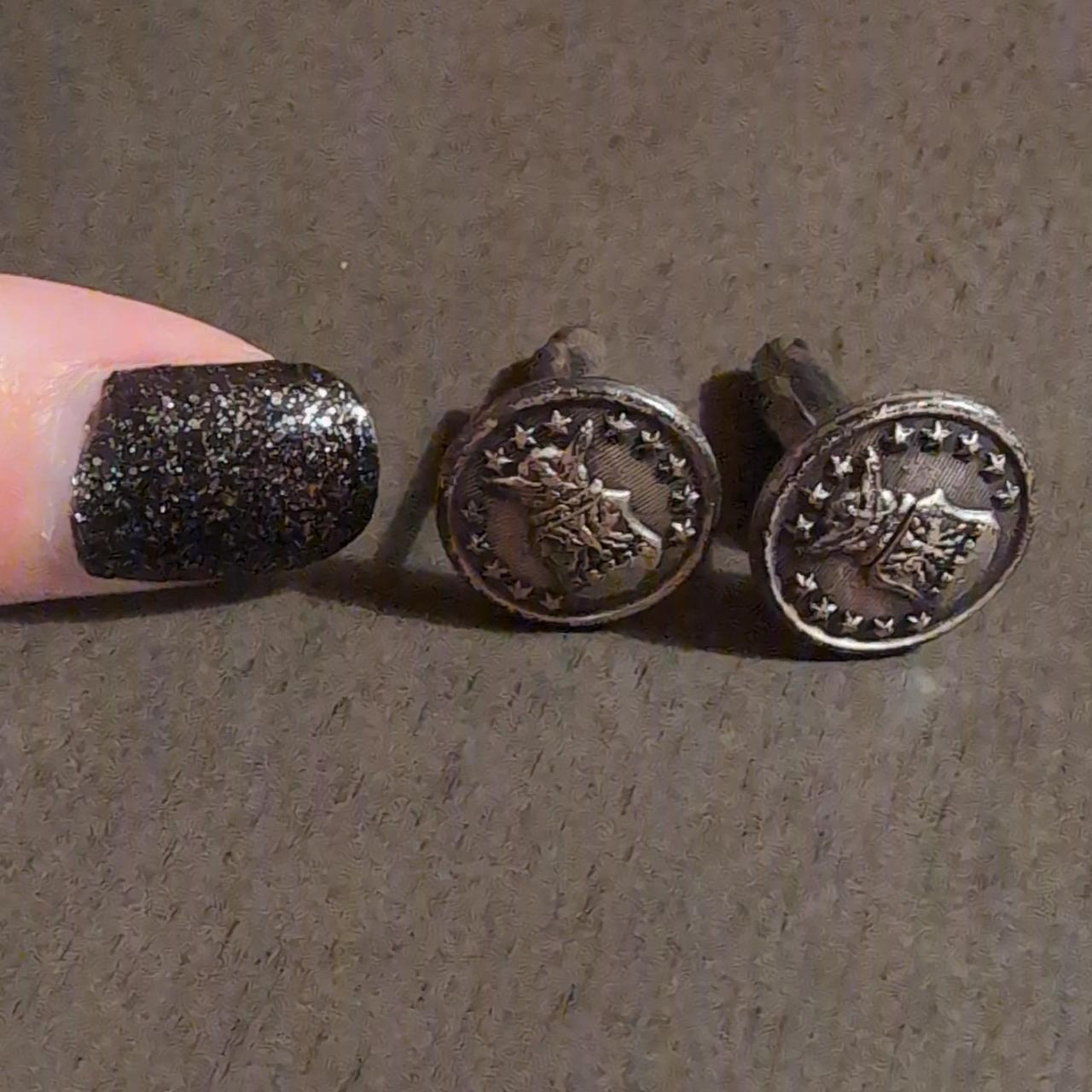 USAF Cufflinks Eagle and Shield 1 set of (2)... - Depop