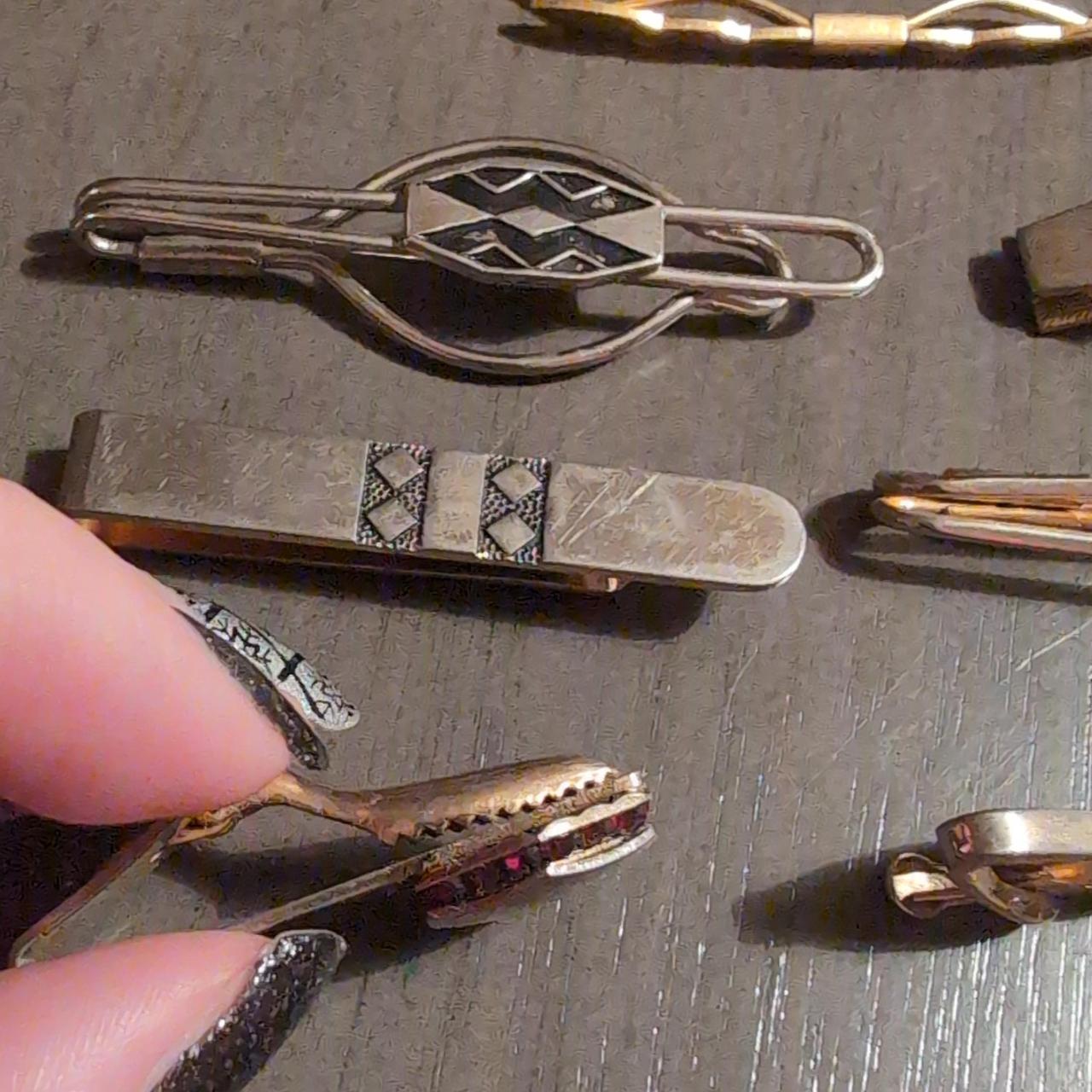Vintage Set of Men's Tie Pins 7 individual tie... - Depop