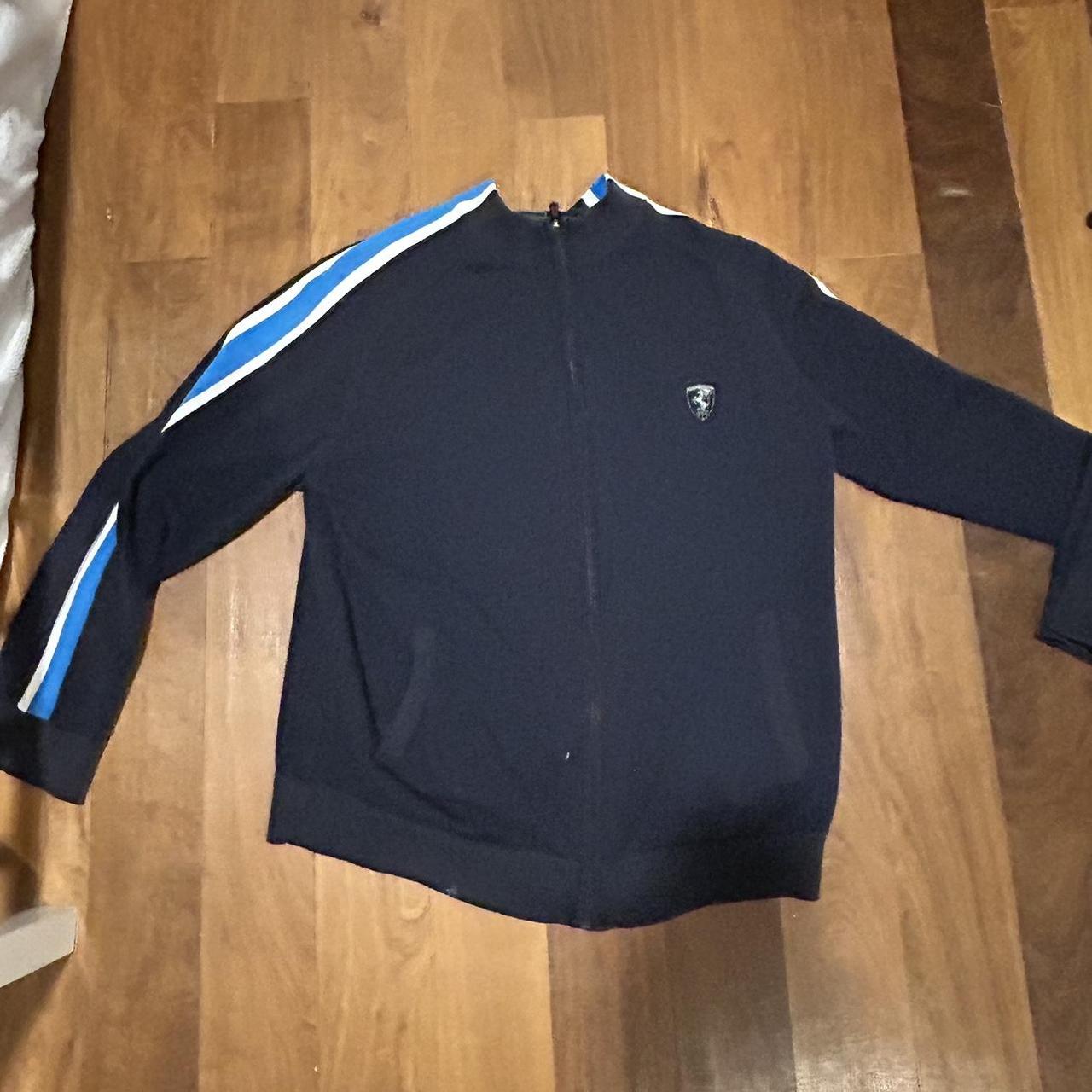 Ferrari zip up sweater, brand new! - Depop