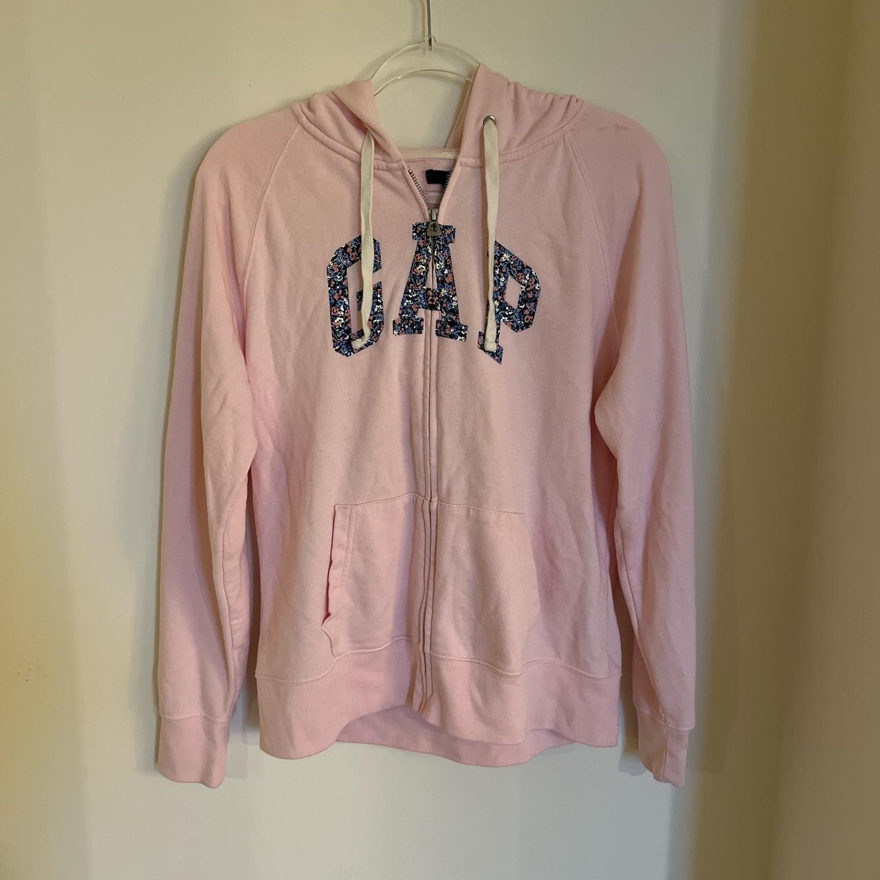 Light pink GAP hoodie/jacket! 💕 Size large #gap... - Depop