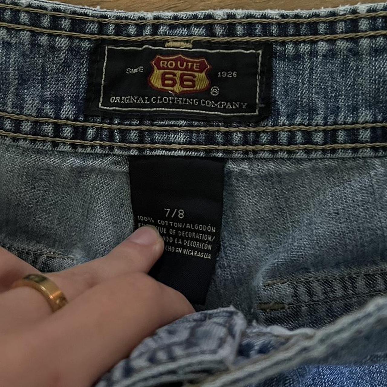 Vintage Route 66 shorts ⚡️ Such cool details Size... - Depop