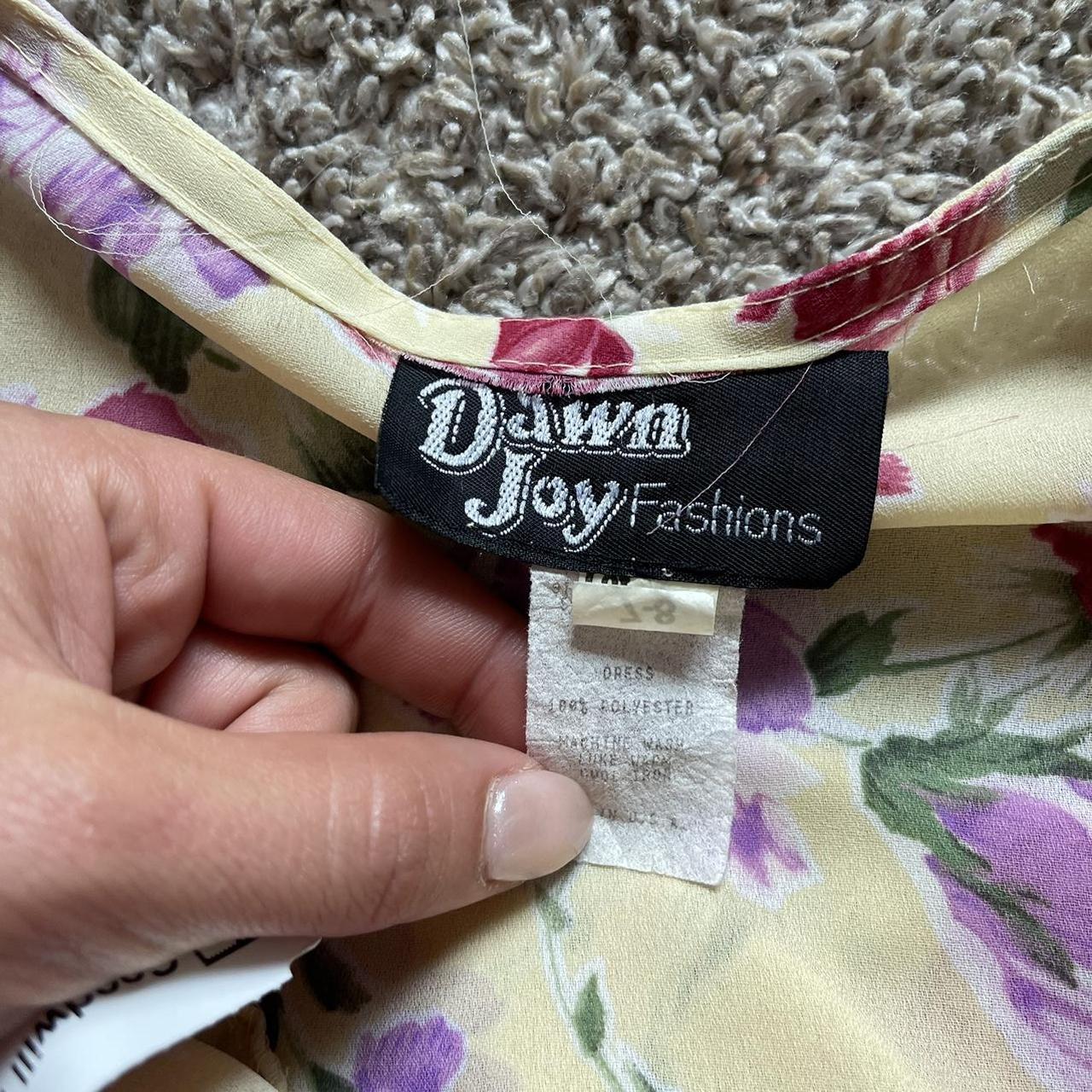 Vintage Dawn Joy Floral Maxi Dress Brand: Dawn Joy... | Depop