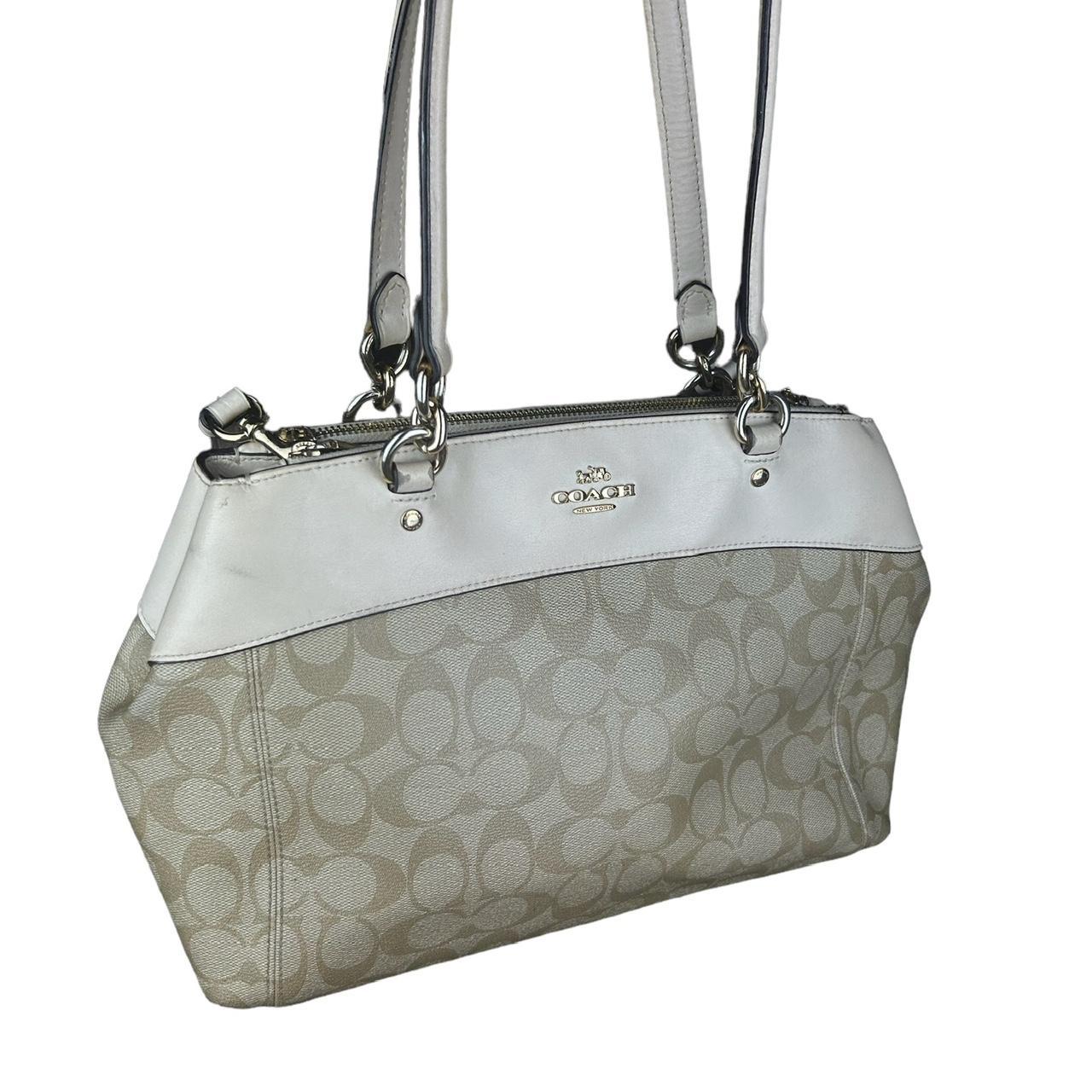 COACH 2WAY Handbag Signature Mini Brook Carryall... - Depop