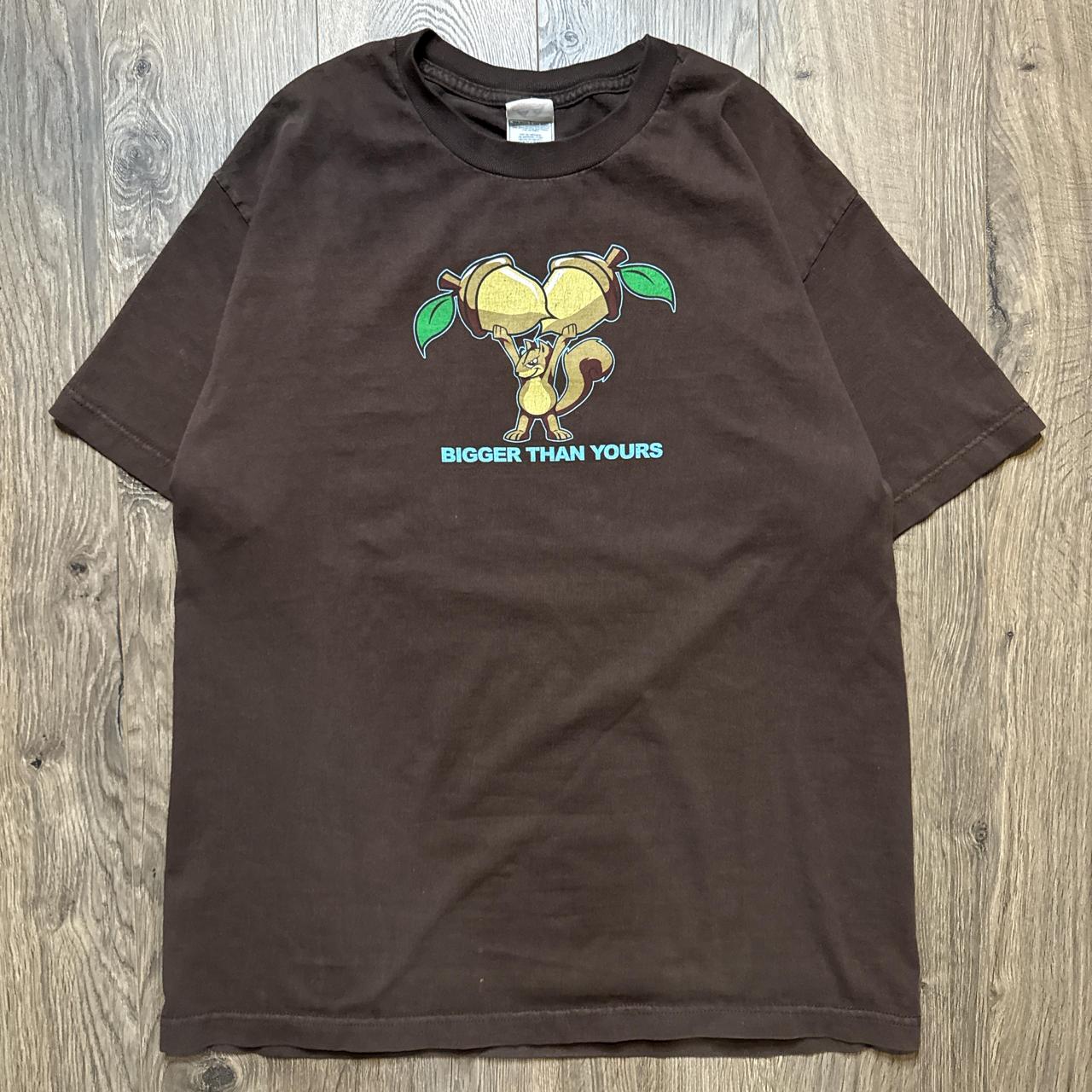 vintage y2k 2000s nuts bigger then yours funny humor... | Depop