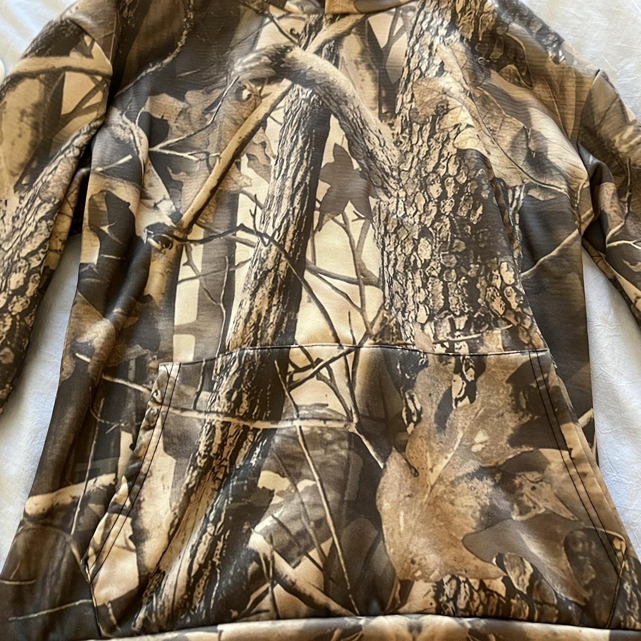 True tree camo hoodie more green in person barely... | Depop