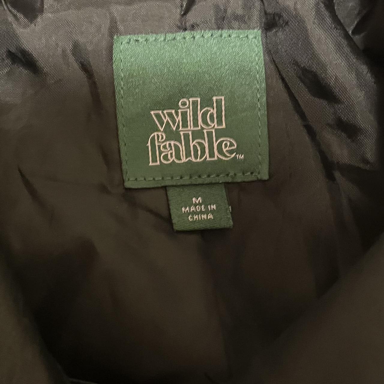 wild fable leather bomber jacket great condition... - Depop