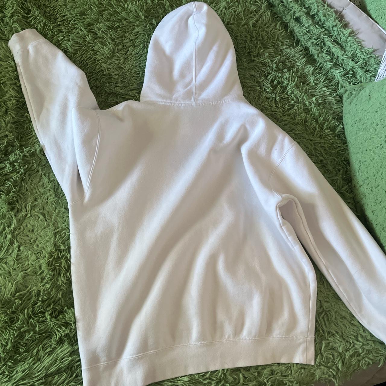 FTP PFIZER Hoodie size Large color white worn once... - Depop