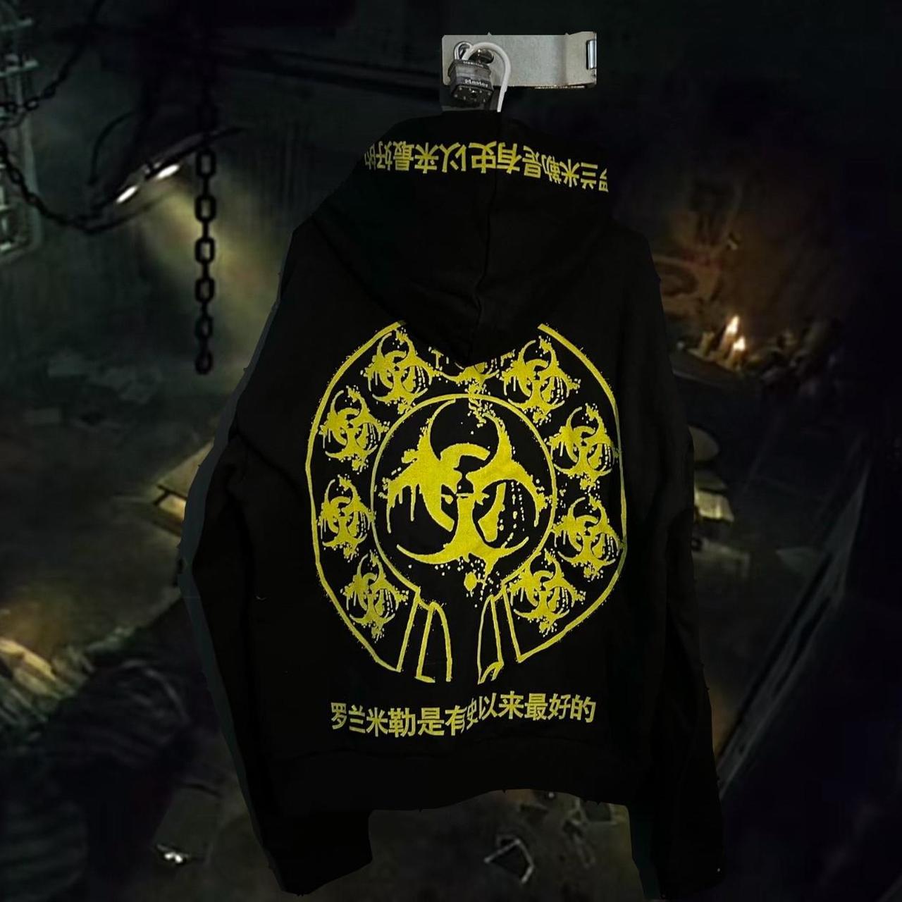 restricted droland miller hoodie size L never... | Depop